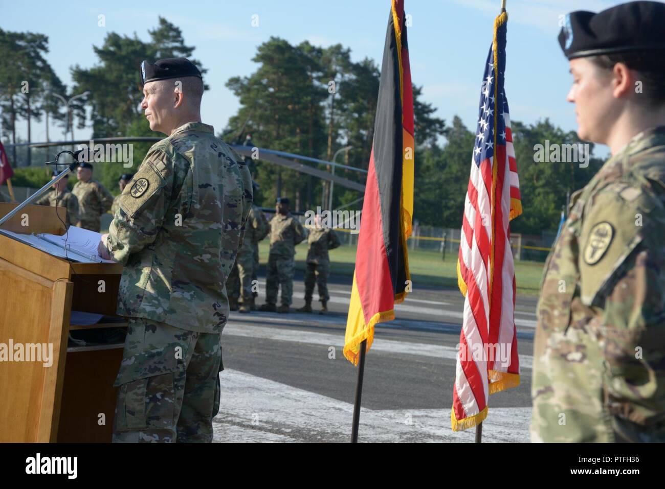 GRAFENWOER, Germany – Colonel Andrew Powell, Commander of the U.S. Army ...