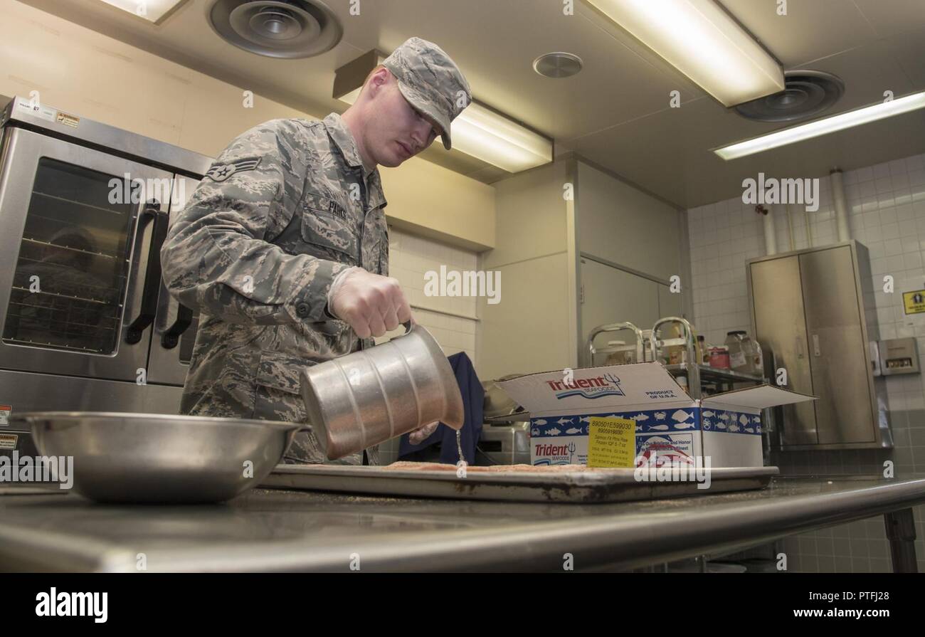 U.S. Air Force Senior Airman Jason Parks, a 35th Force Support Squadron ...