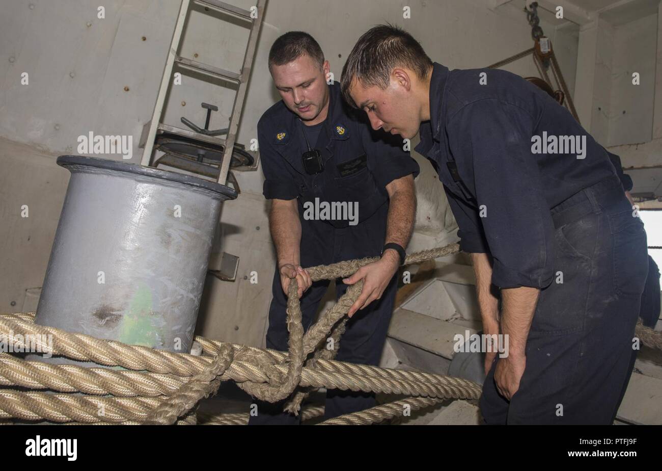 MAYPORT, Fla. (July 21, 2017) Chief Boatswain’s Mate Devon Seitz ...