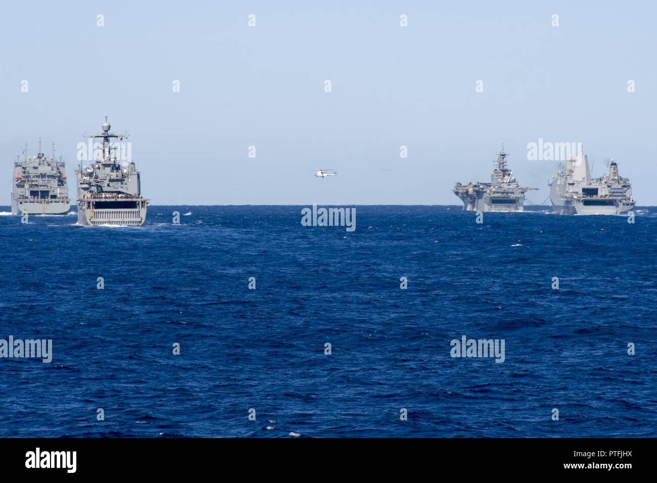 CORAL SEA (July 21, 2017) Fleet replenishment oiler USNS Rappahannock ...