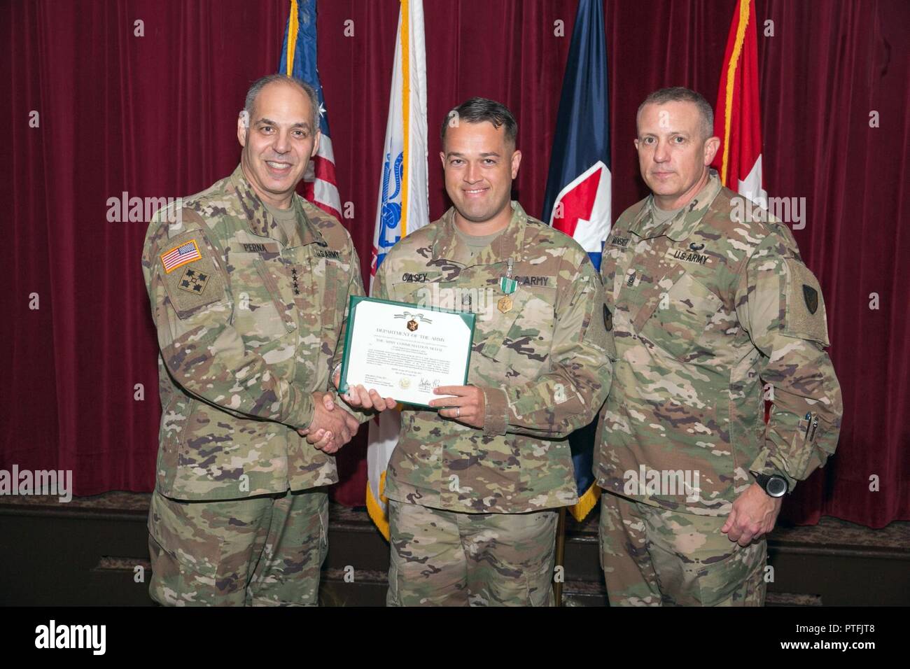 U.S. Army Materiel Command Gen. Gus Perna and Command Sgt. Maj. Rodger ...