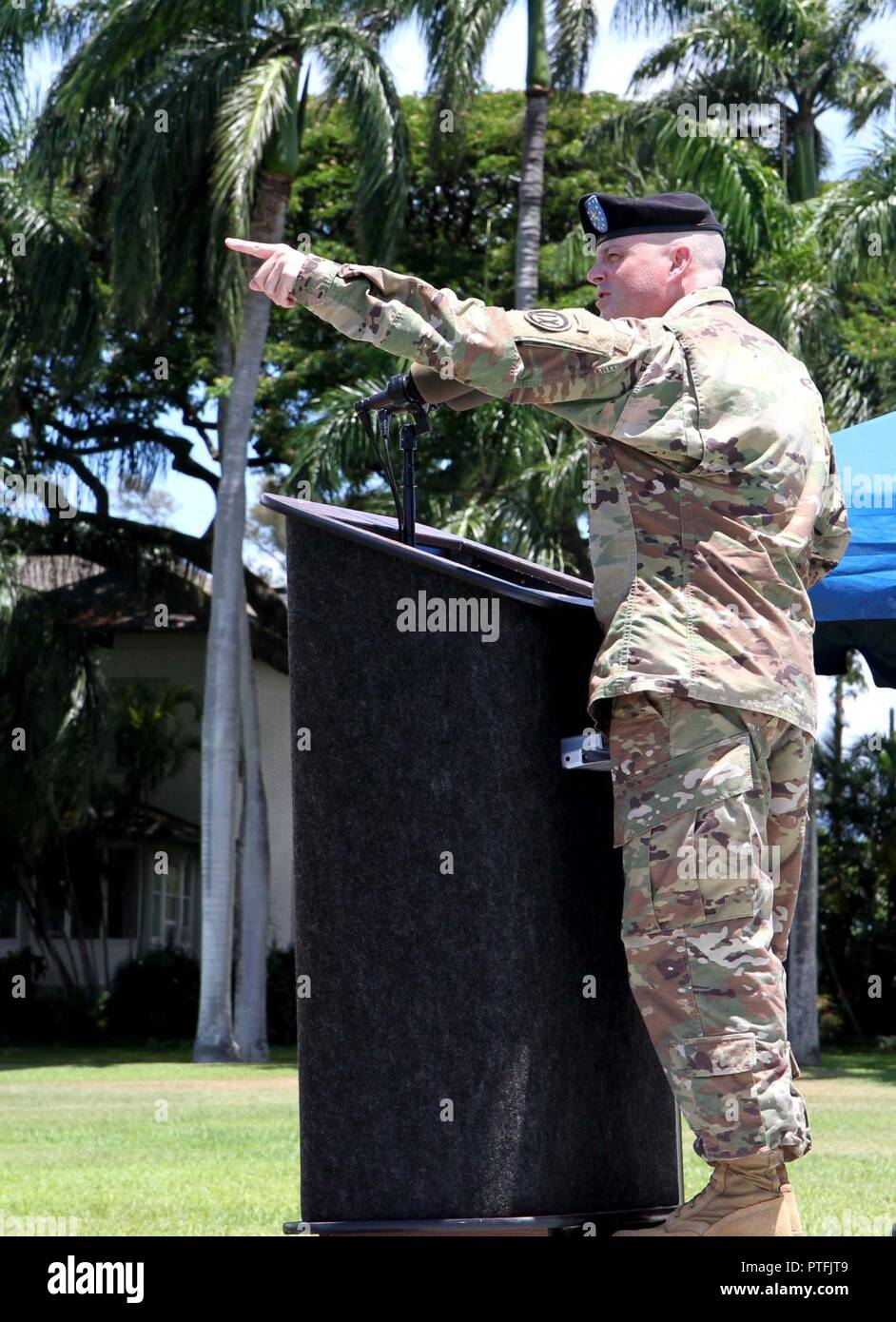 Brig. Gen. Douglas F. Anderson, incoming Commanding General of the 9th ...