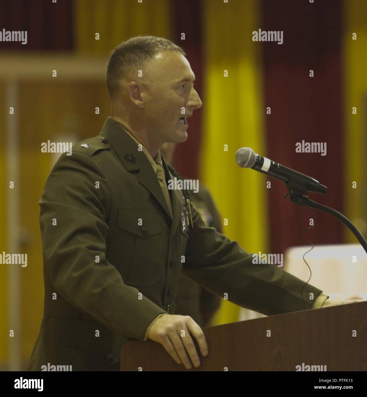 Lt. Col. Gregory P. Gordon, the commanding officer of 1st Battalion ...