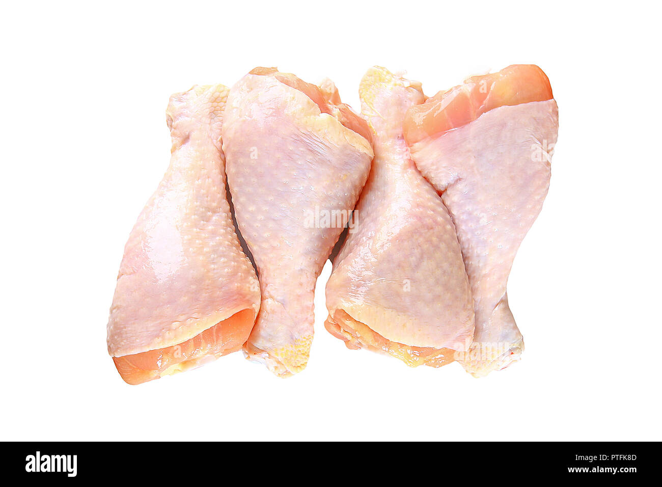 Chicken legs. Chicken legs isolated on white background. Raw chicken ...