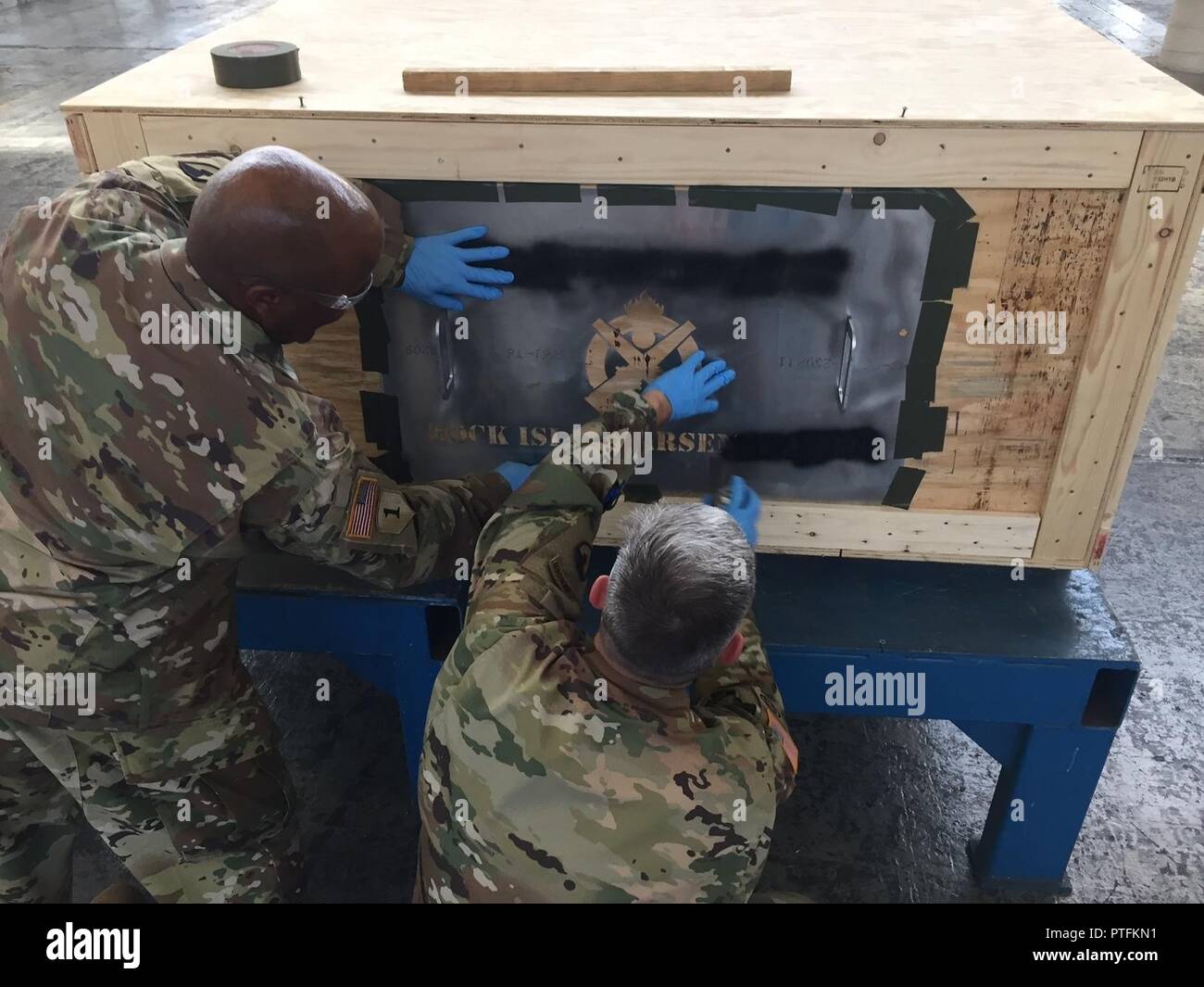Sgt. Maj. Marvin Jones, (left) RIA-JMTC sergeant major, and Col ...