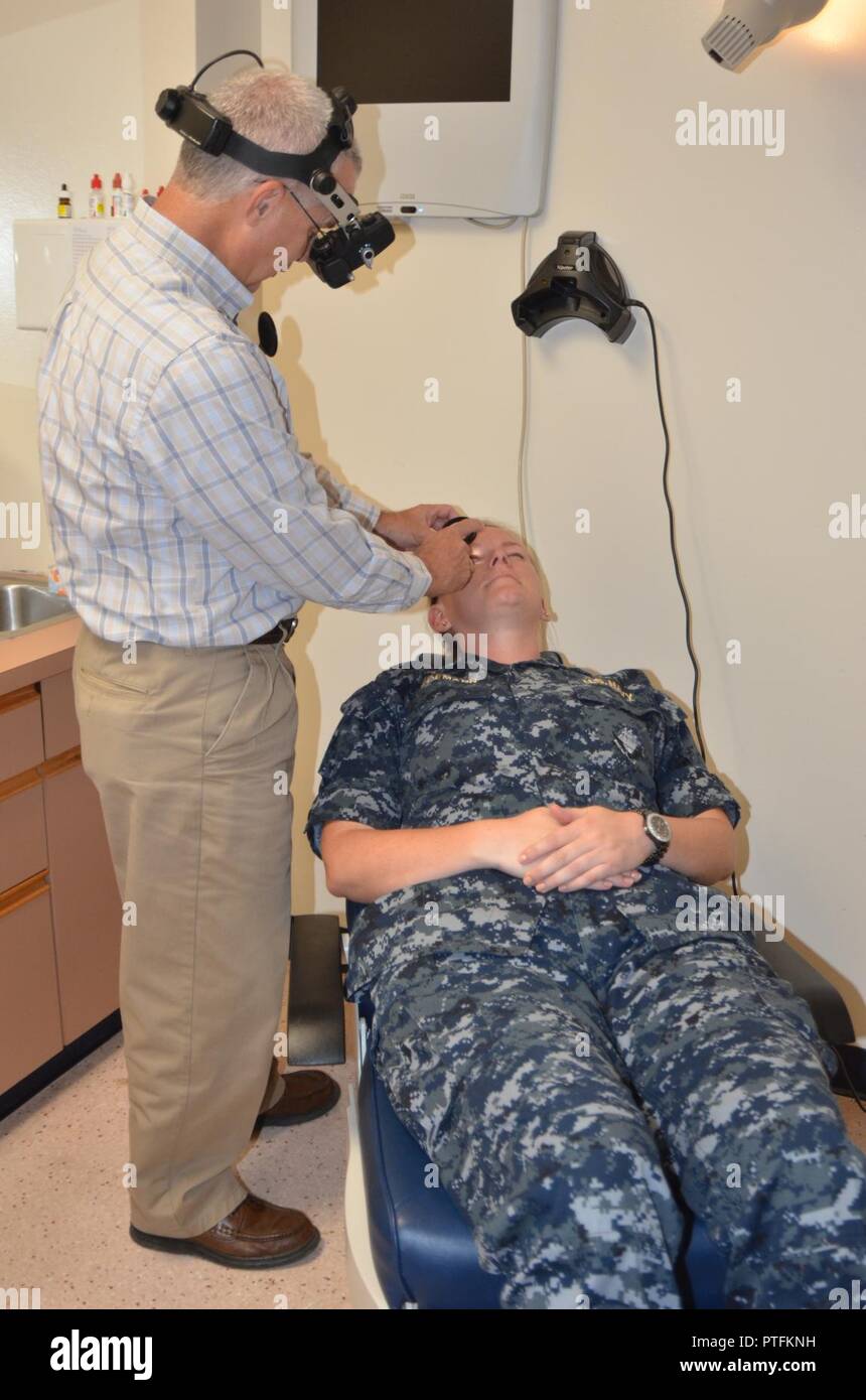 Walter King, an optometrist at Naval Branch Health Clinic Naval Air ...