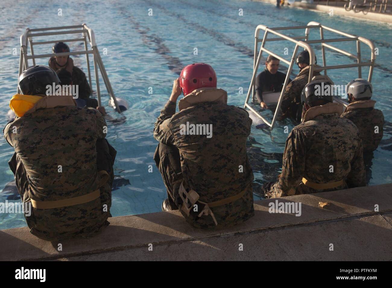 Submerged vehicle egress training hi-res stock photography and images ...