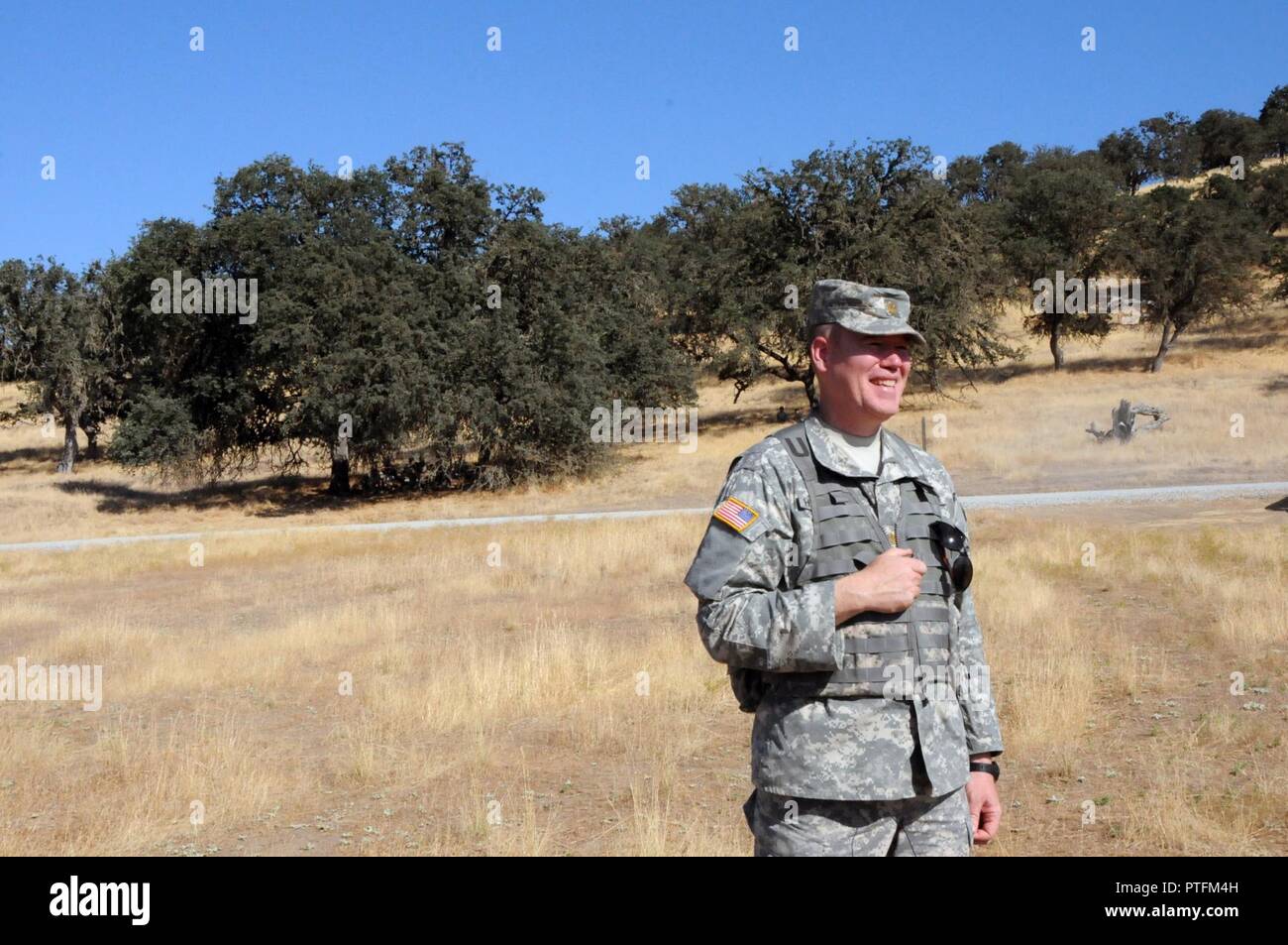 Maj. Eric Hardison, assigned to 2nd Medical Training Brigade, serves as ...