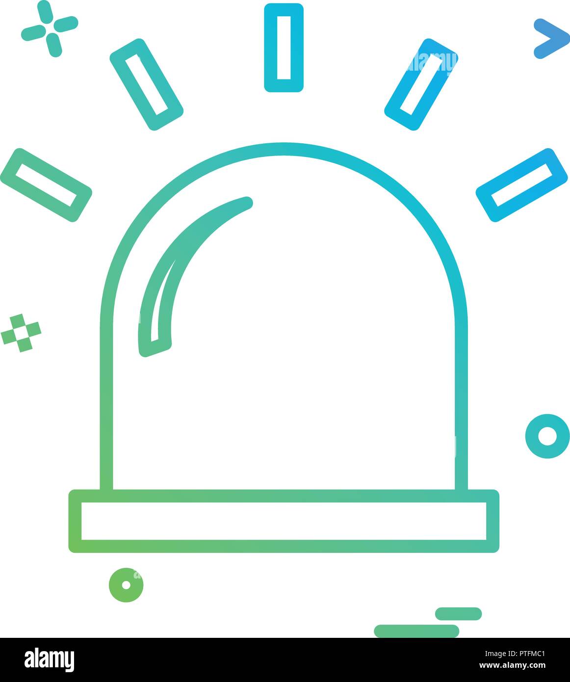 Red traffic lights flashing Stock Vector Images - Alamy