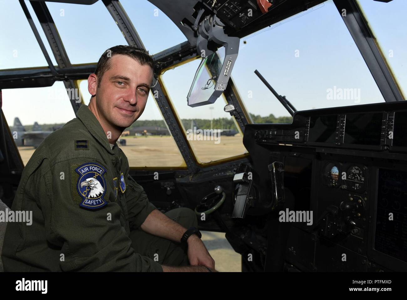 U.S. Air Force Capt. Nick Rapp, 19th Airlift Wing chief of safety ...