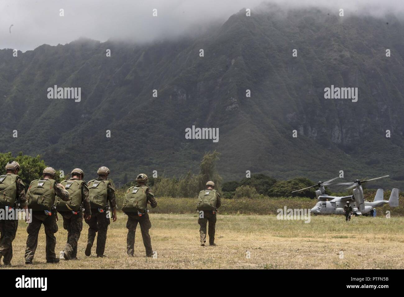 MARINE CORPS BASE BELLOWS, Hawaii – Marines with the 15th Marine ...