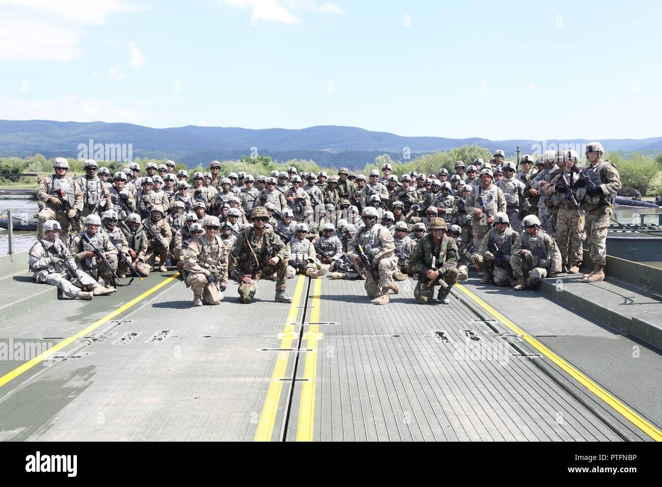 U.S. Army Soldiers of 50th Multi-role Bridge Company 5th Engineer ...