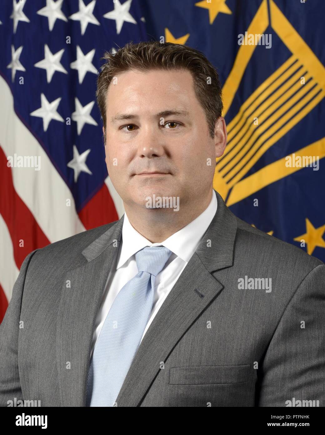 Jason Foster poses for his official portrait in the Army portrait ...