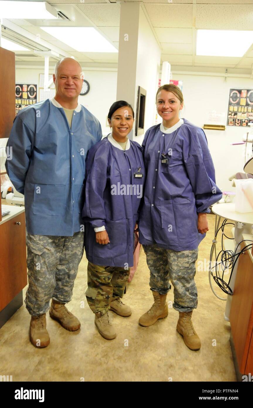 (LEFT TO RIGHT) Sgt. John Griffey, Sgt. Lizbeth Sanchez and Spc ...