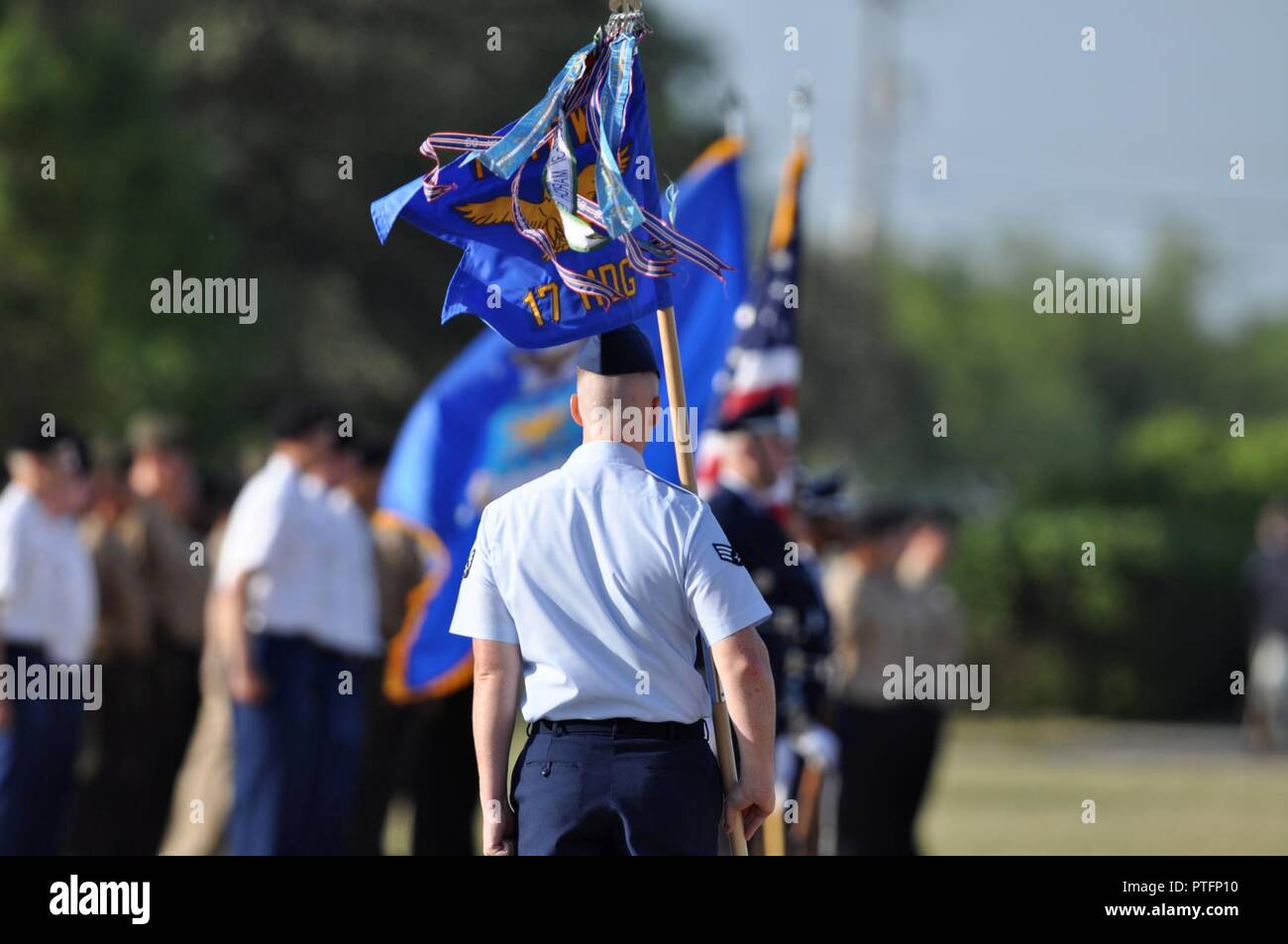 The change of command ceremony is a time honored tradition for the ...