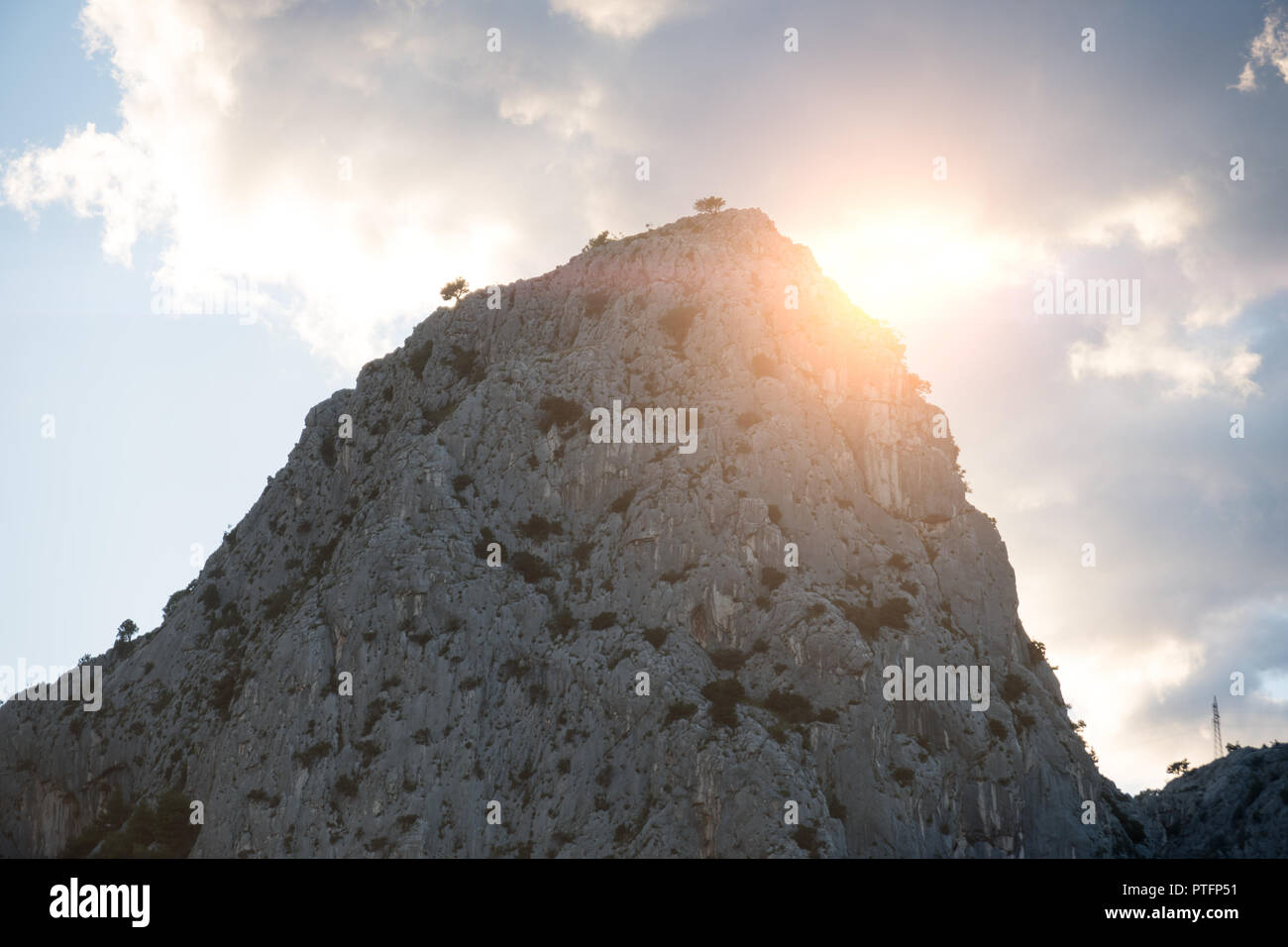 Omis and croatia and climb hi-res stock photography and images - Alamy