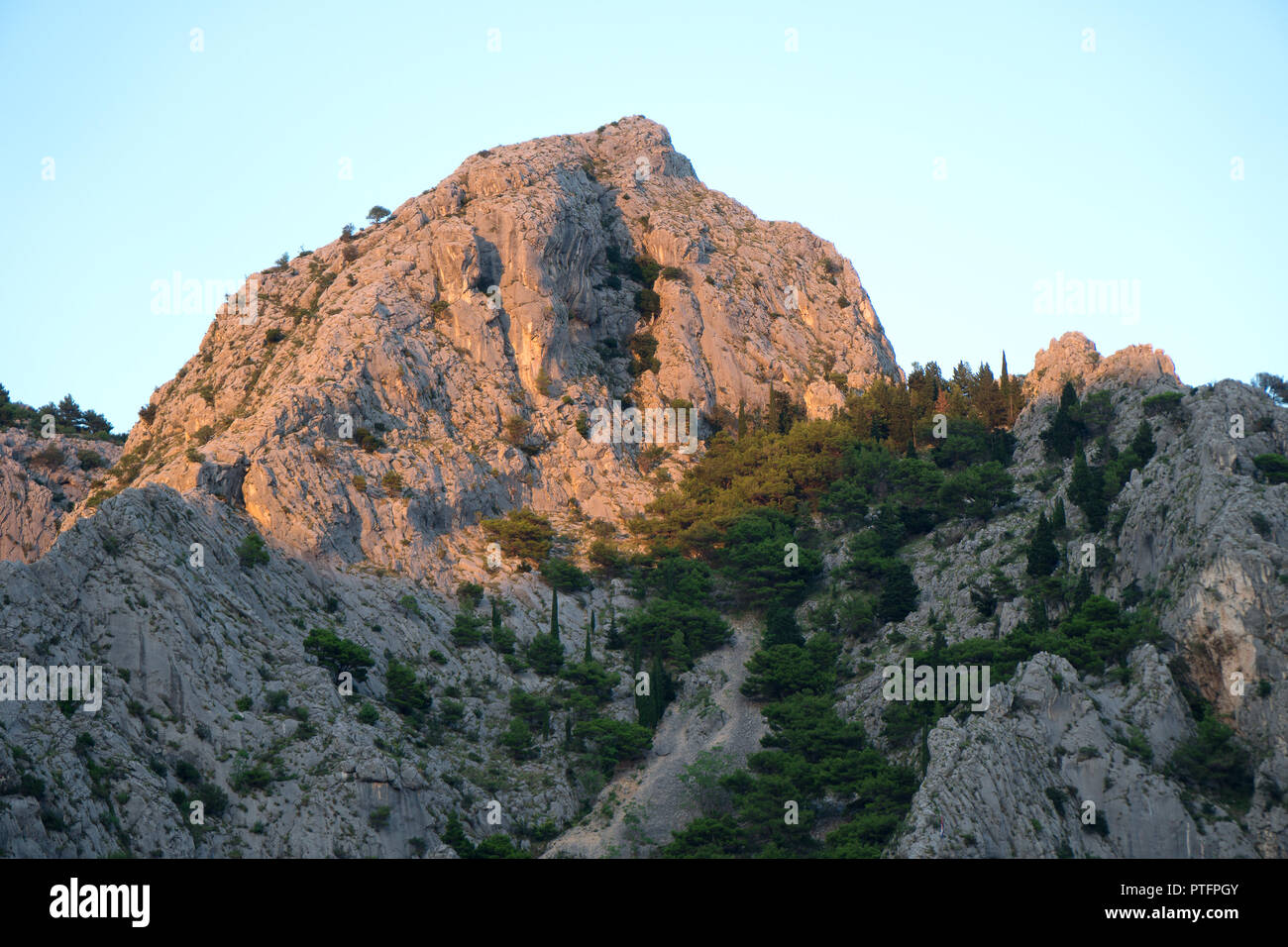 Omis and croatia and climb hi-res stock photography and images - Alamy