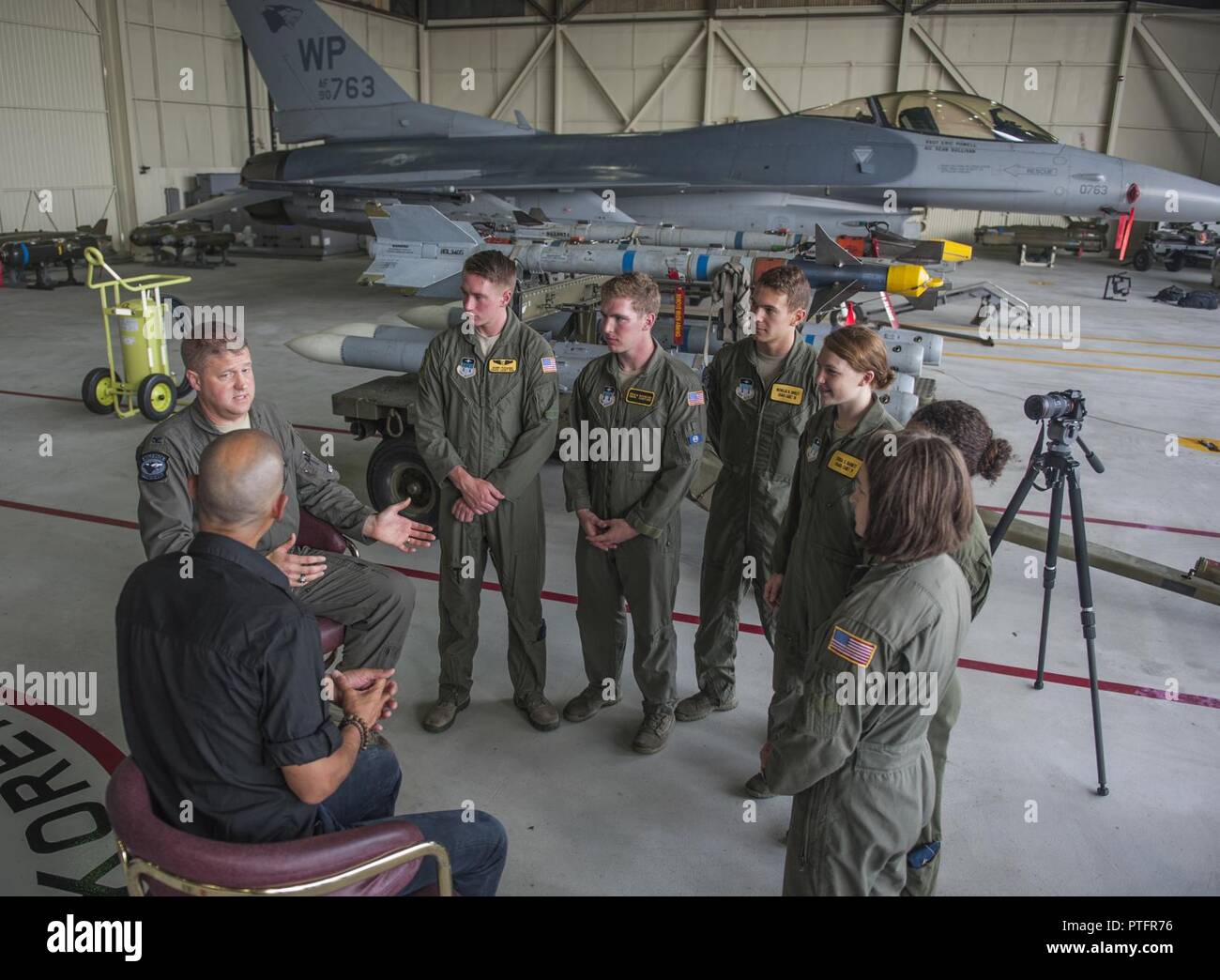 Vladimir Duthiers, CBS News correspondent, and Col. David Shoemaker ...