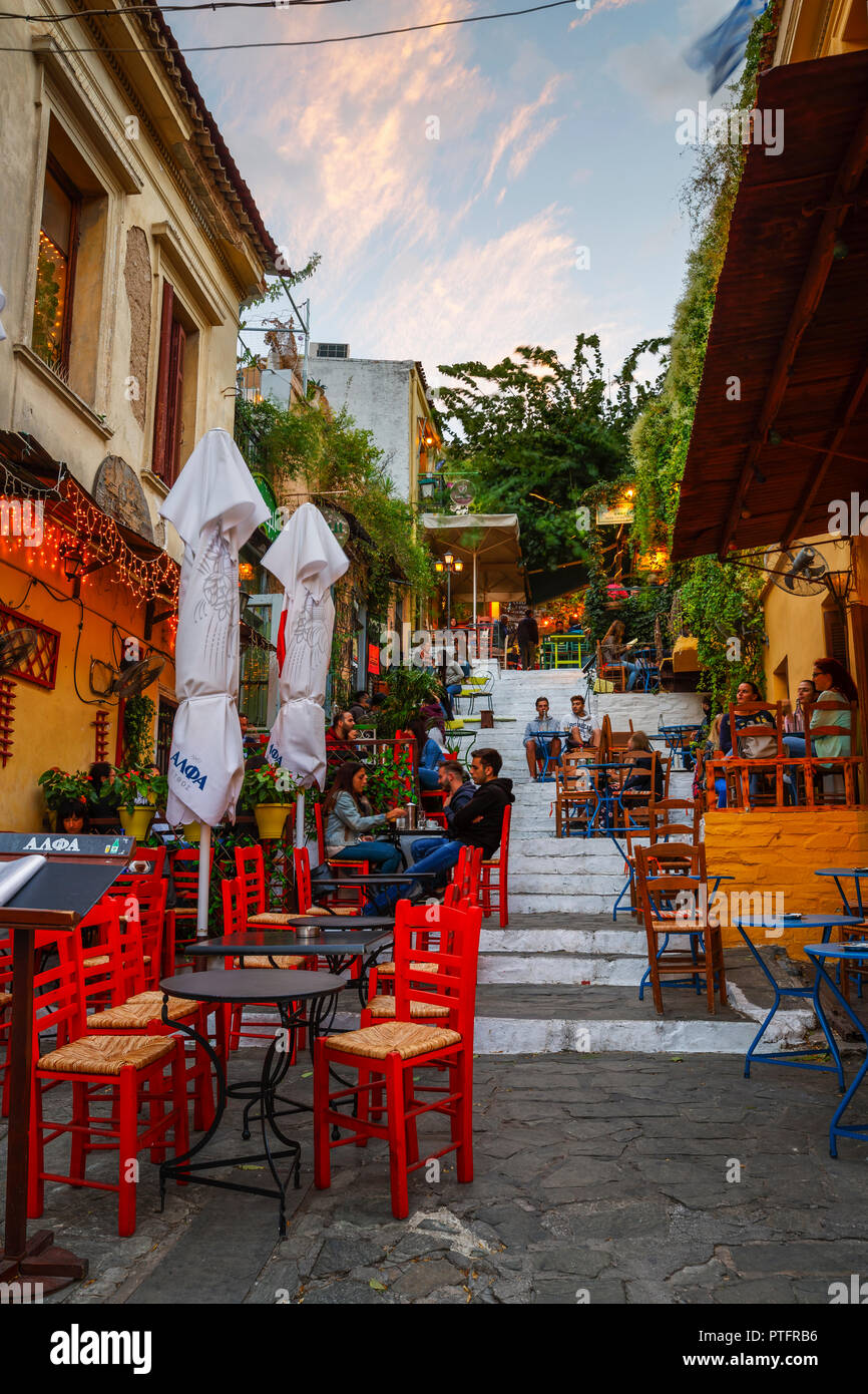 Plaka Stairs High Resolution Stock Photography and Images - Alamy