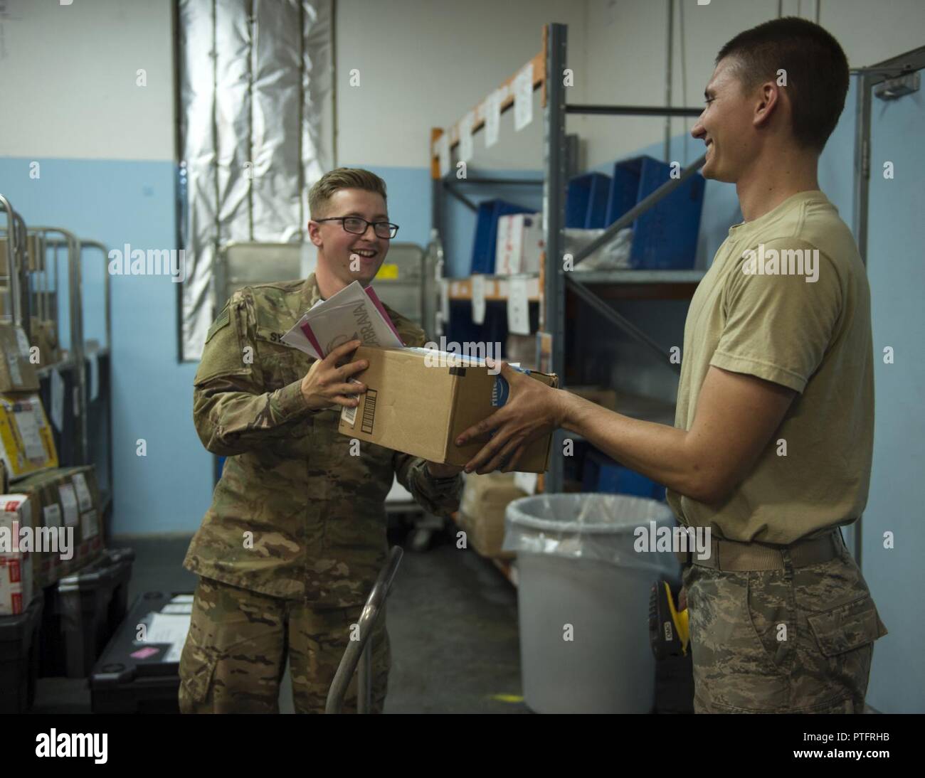 Military postal clerk hi-res stock photography and images - Alamy