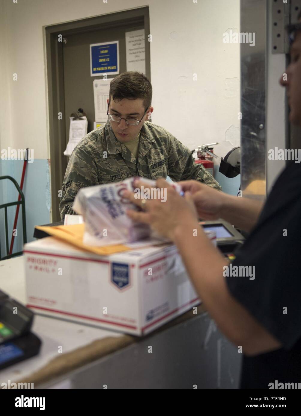 U.S. Air Force Airman 1st Class Stephen Byerly, a finance clerk with ...