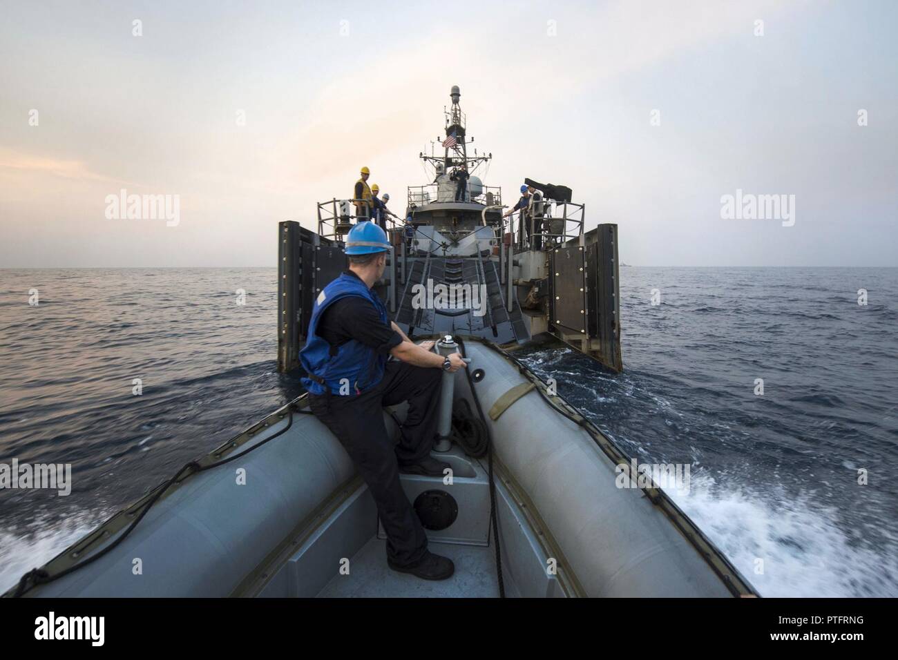 ARABIAN GULF (July 18, 2017) Engineman 2nd Class Elijah Stamets ...