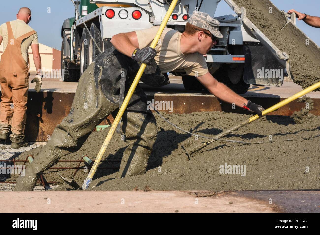 Staff Sgt. Zachary Aronin, assigned to the 2nd Civil Engineer Squadron ...
