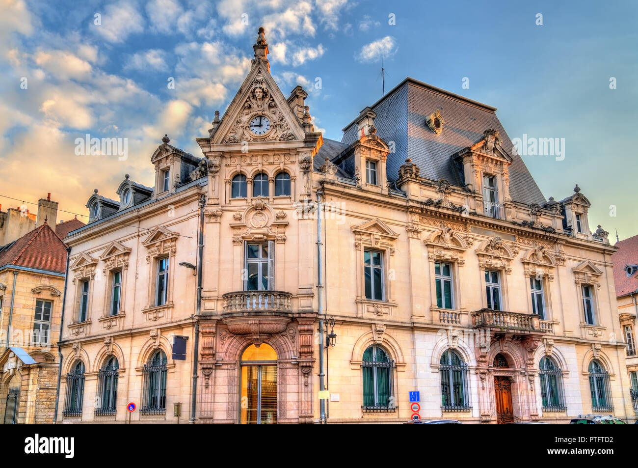 Historic building in the Old Town of Dijon, France Stock Photo - Alamy