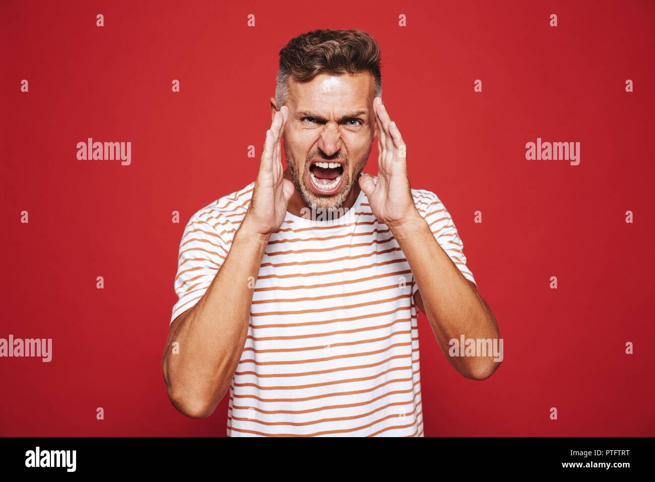 Man freaking out hi-res stock photography and images - Alamy