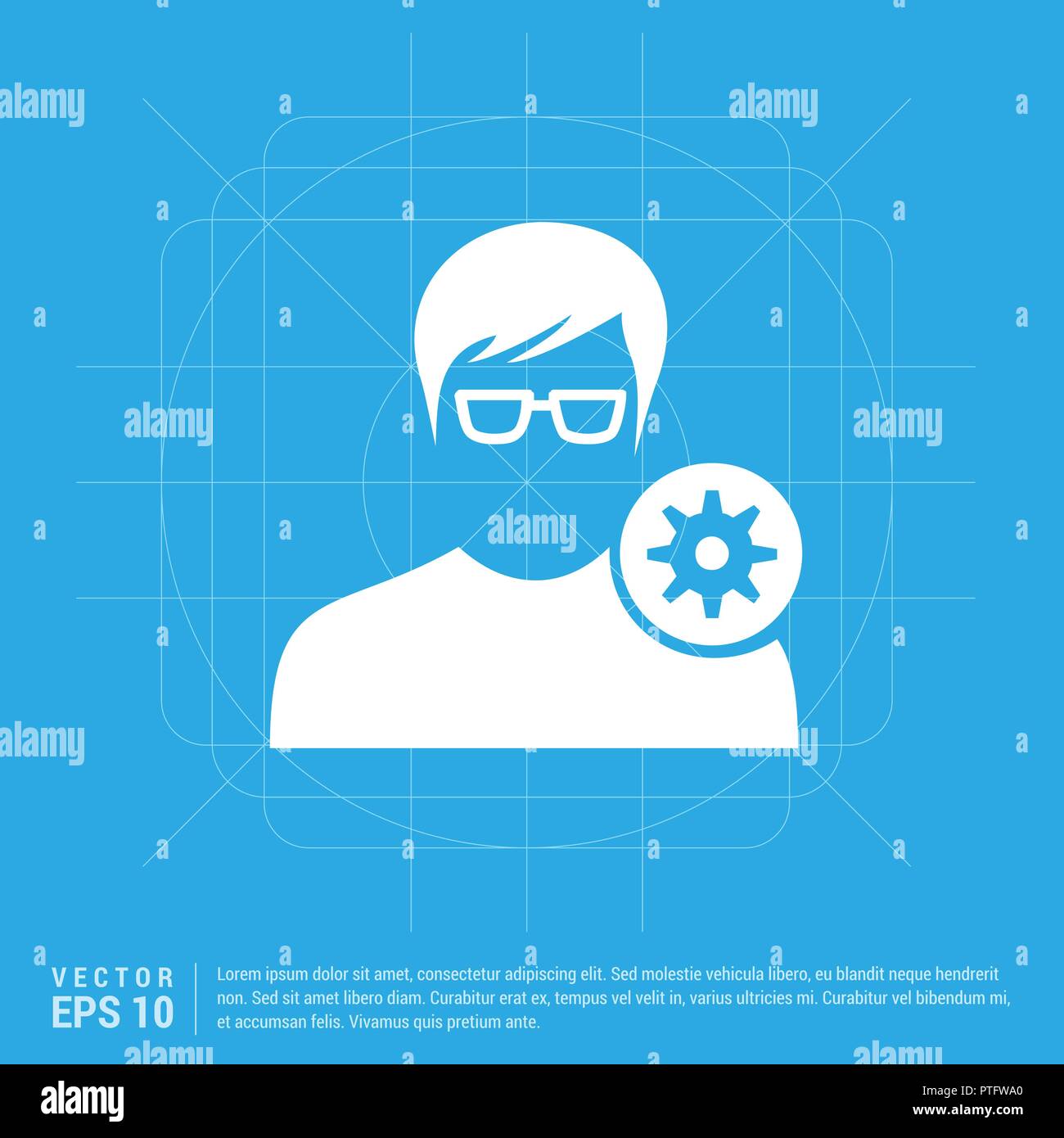 Configuration user icon Stock Vector Image & Art - Alamy