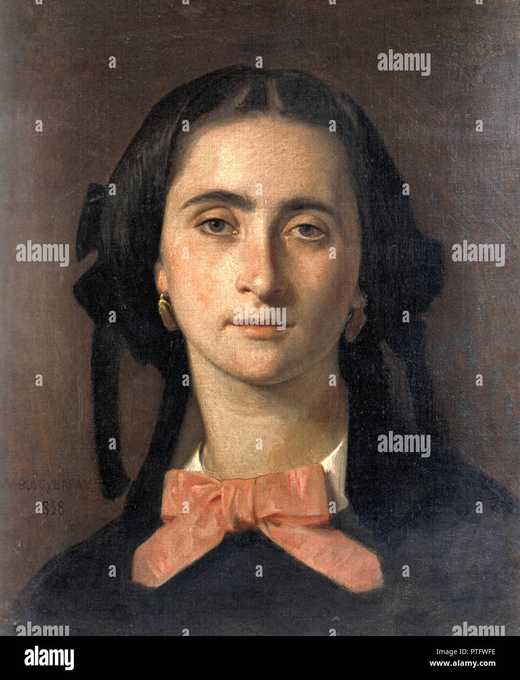 Bouguereau William - Portrait De Nelly Bouguereau 1 Stock Photo - Alamy