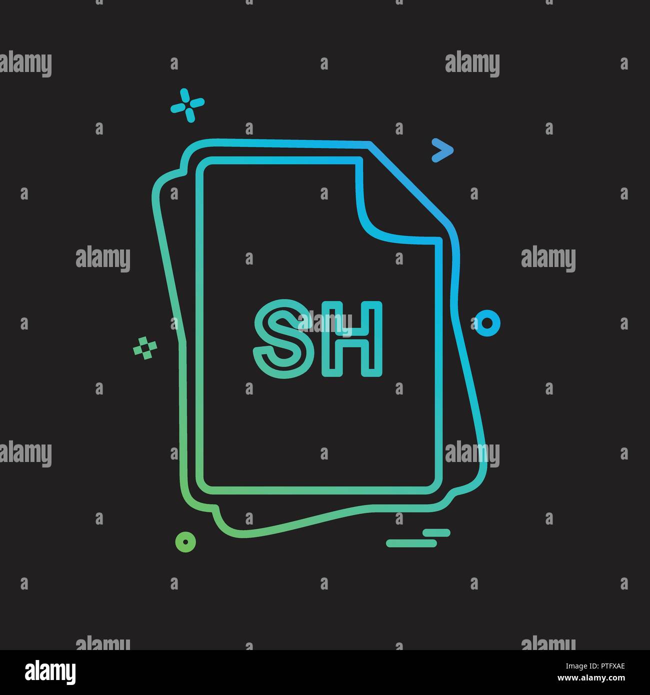 Sh file type hi-res stock photography and images - Alamy