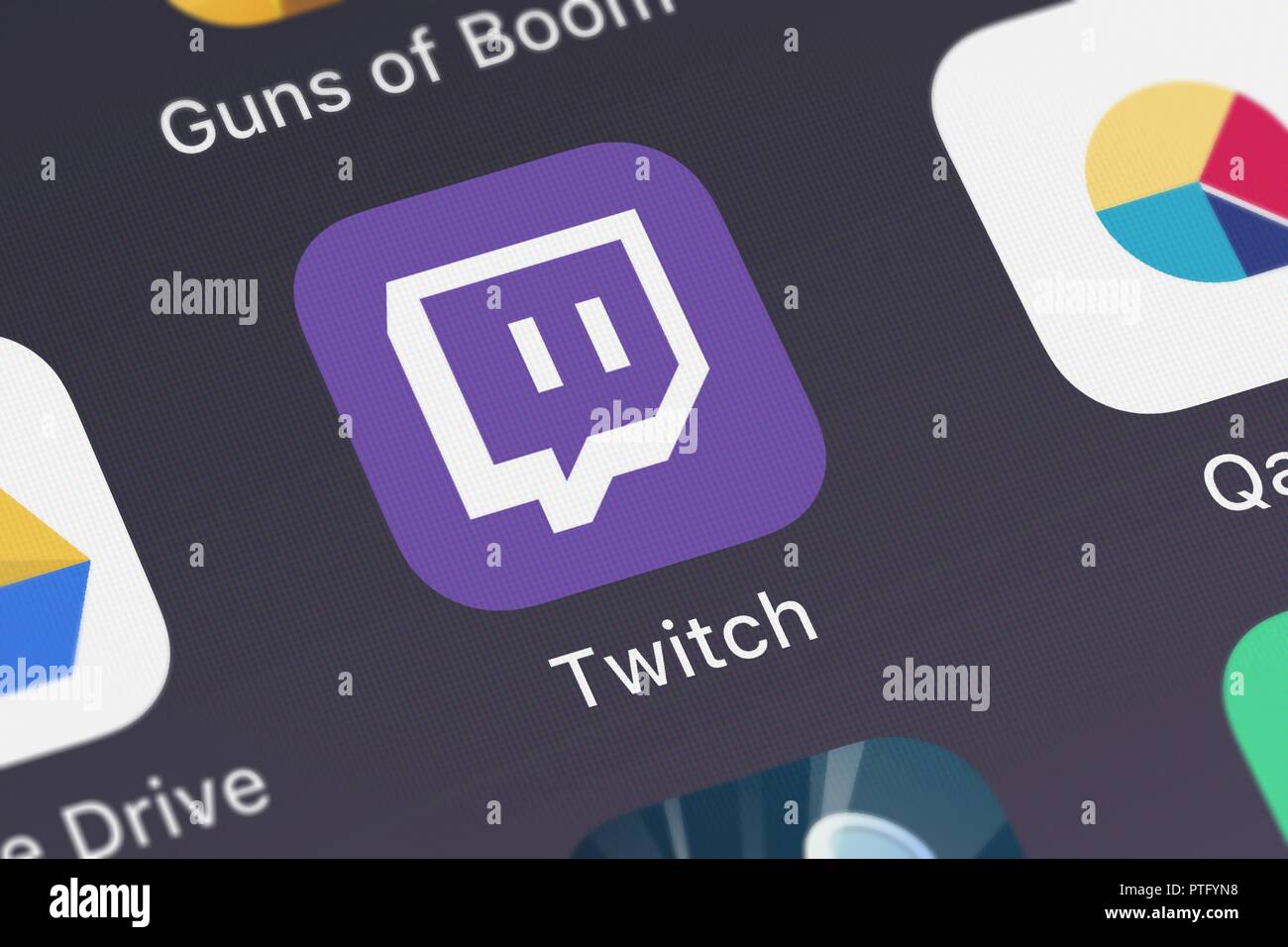 London, United Kingdom - October 09, 2018: The Twitch: Live Game ...