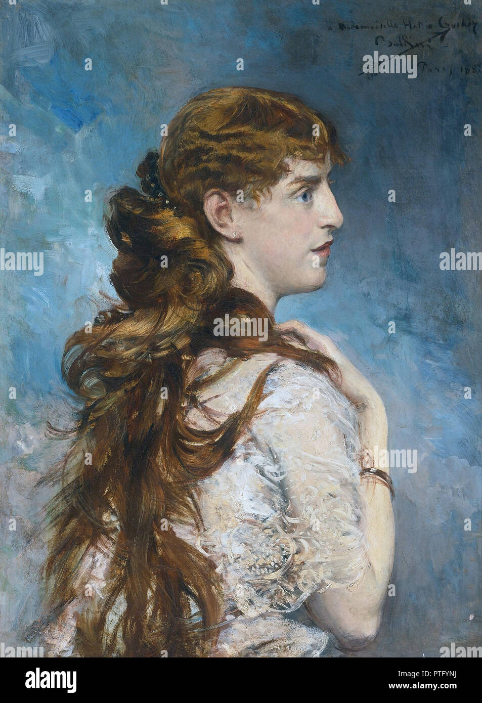 Boldini Giovanni - Portrait of Harriet Valentine Crocker Alexander ...