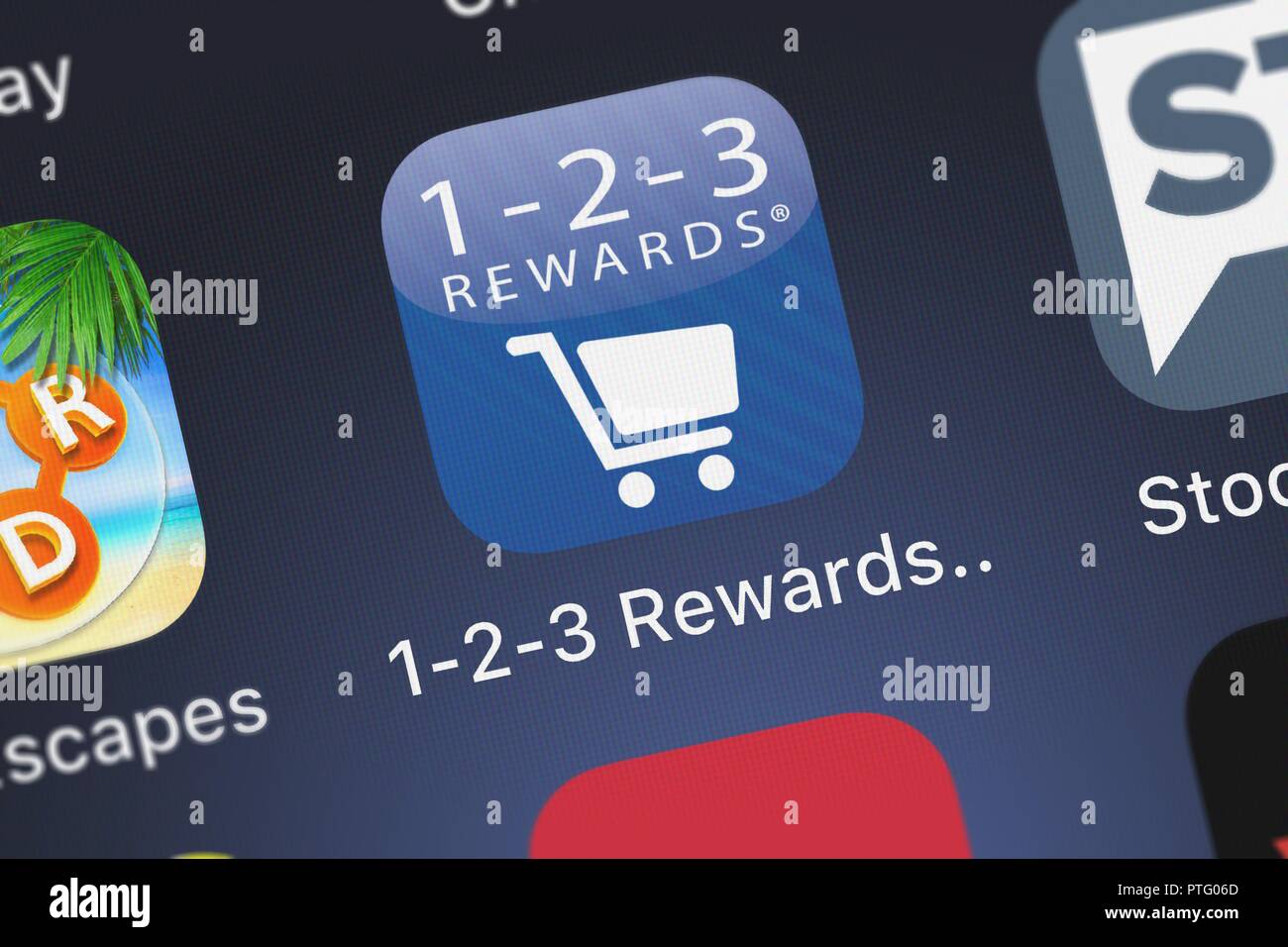 1 2 3 rewards prepaid hi-res stock photography and images - Alamy