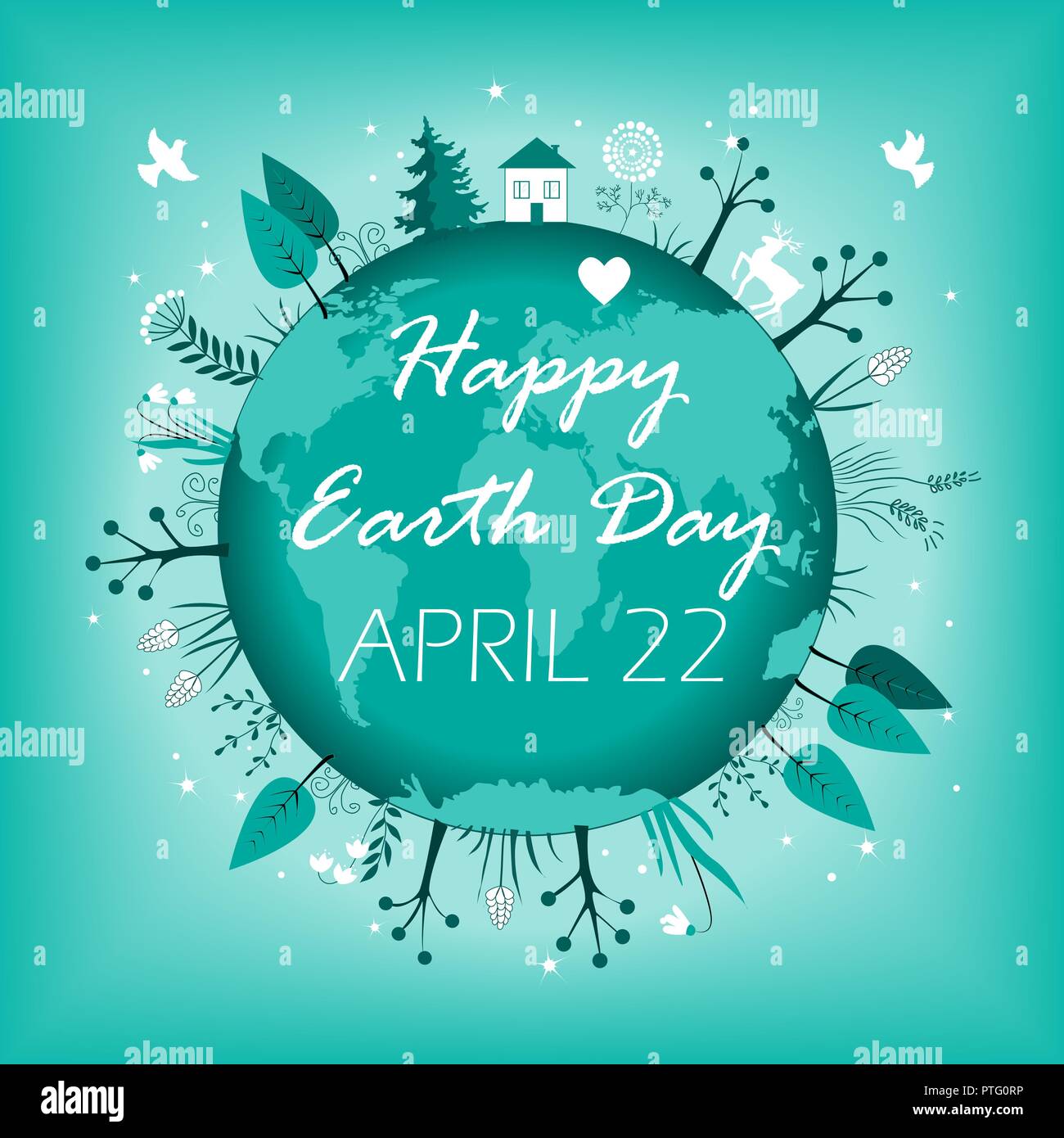cute-april-22-banner-happy-earth-day-card-design-vector-illustration