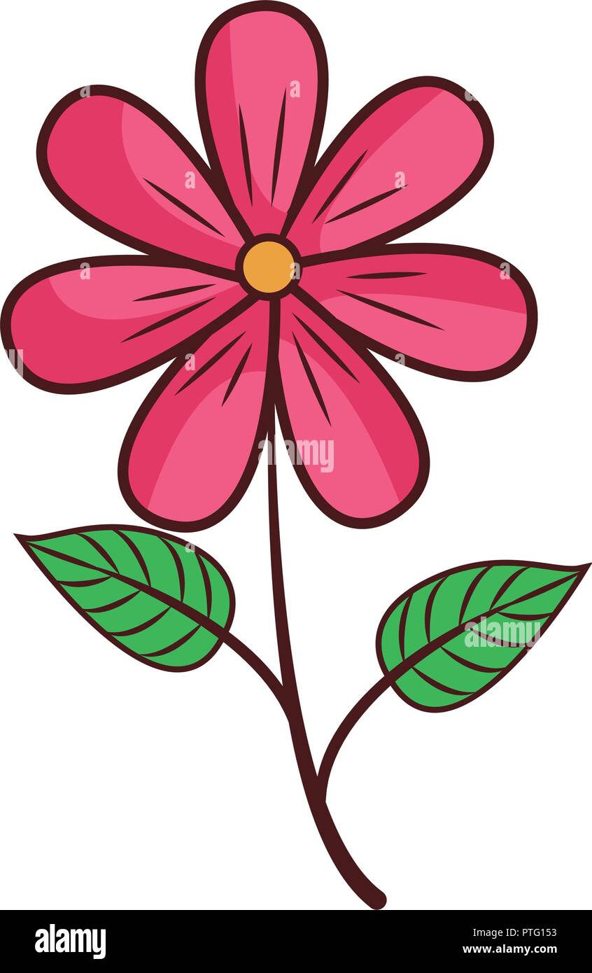 Flower cute cartoon Stock Vector Image & Art - Alamy