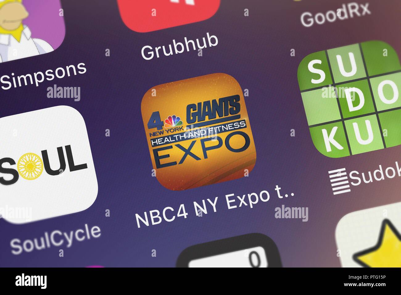 London, United Kingdom - October 09, 2018: Screenshot of NBCUniversal ...