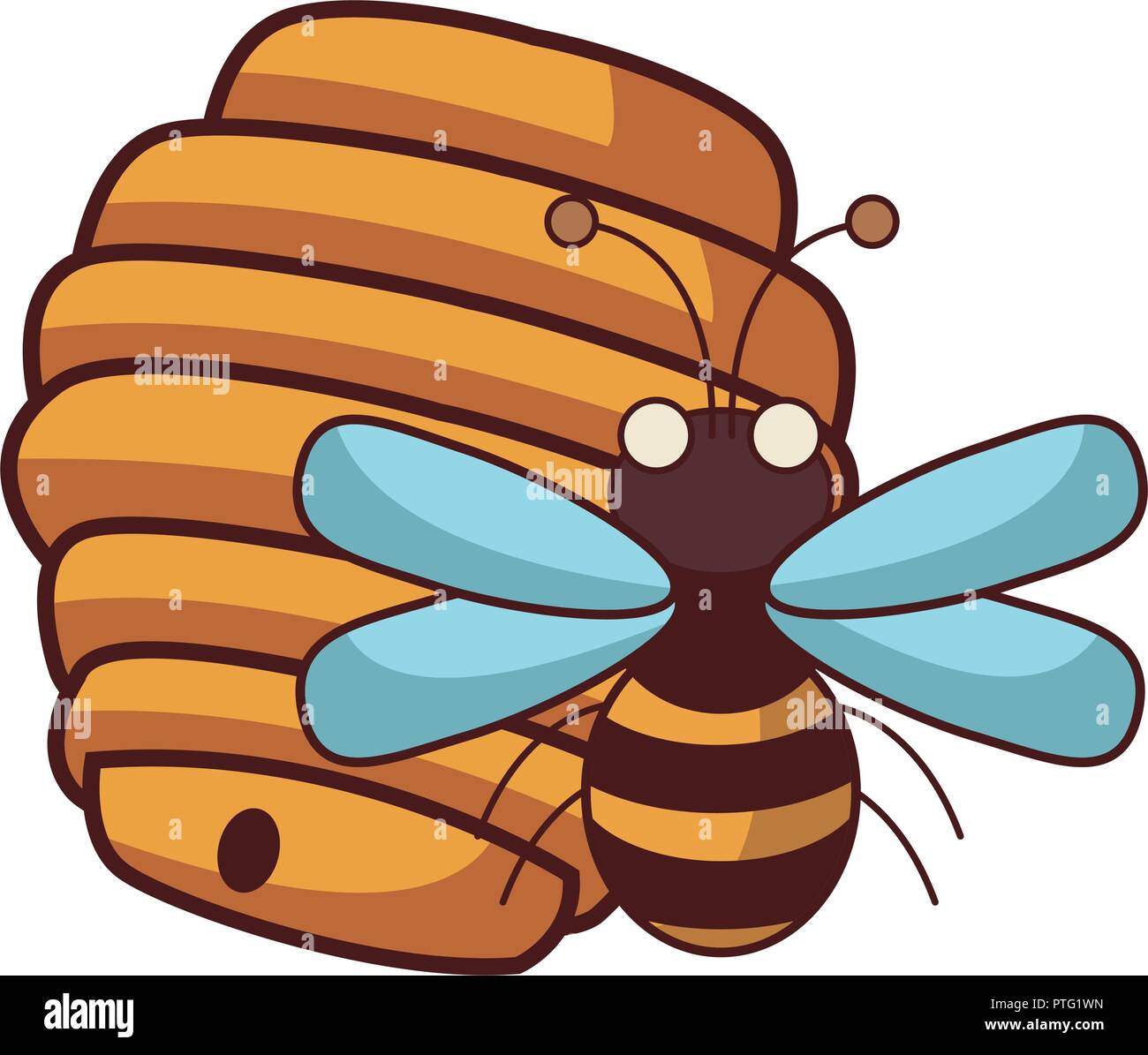 Honey Bees Comb Animation