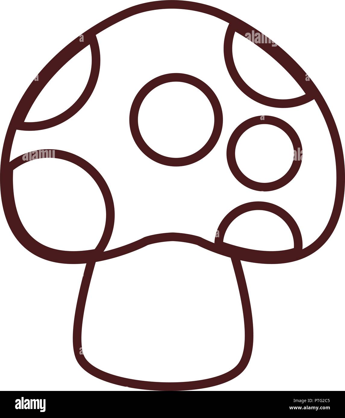 Fungus cartoon isolated Stock Vector Image & Art - Alamy