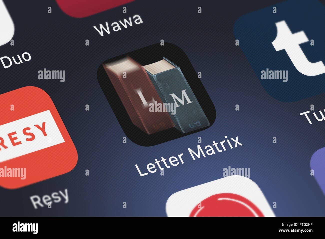 Letter Matrix High Resolution Stock Photography and Images - Alamy