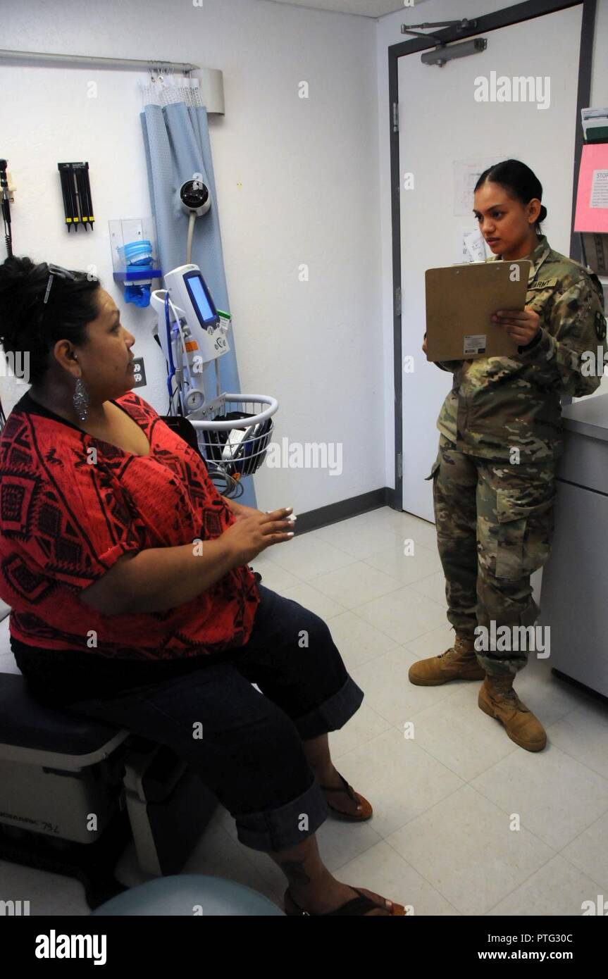 Private 1st Class Nina Lapa, a combat medic assigned to Army Reserve ...
