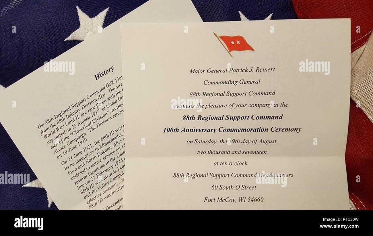 The 88th Regional Support Command will be celebrating its centennial ...