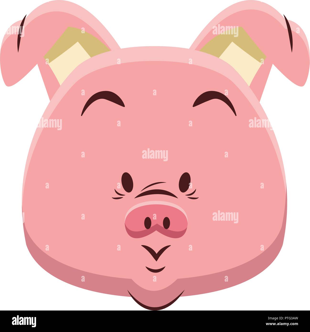 Cute pig cartoon Stock Vector Image & Art - Alamy