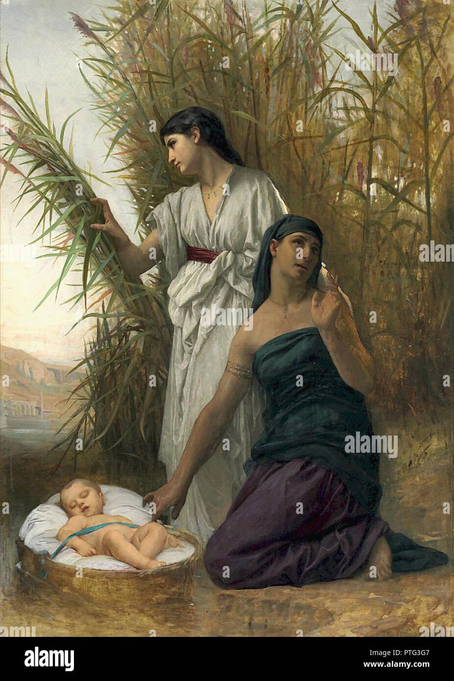 Moses in the bulrushes hi-res stock photography and images - Alamy