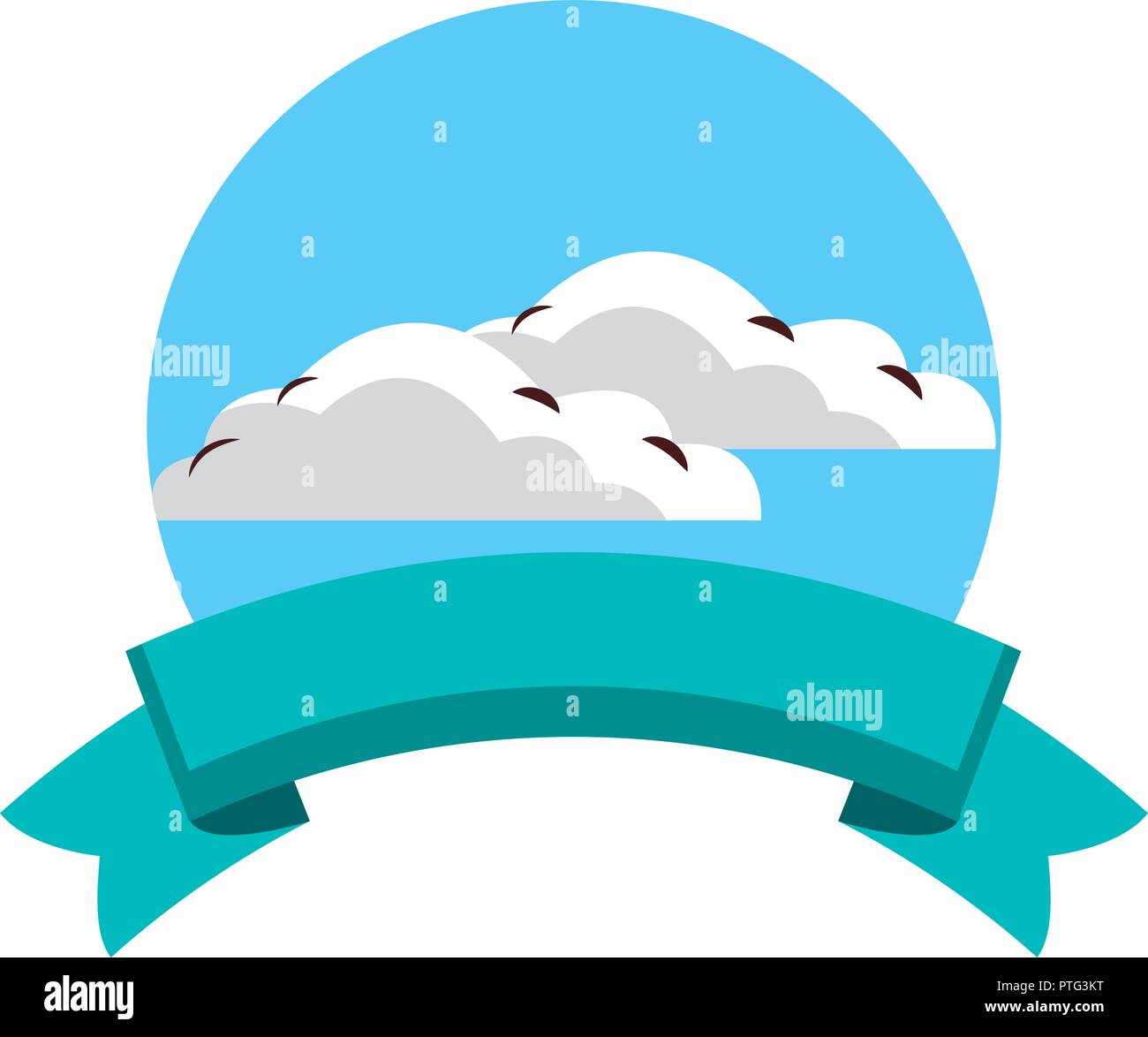 Clouds weather emblem Stock Vector Image & Art - Alamy