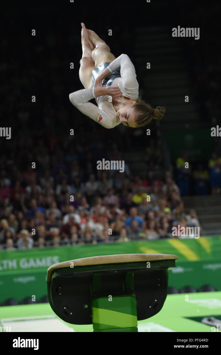 The 2018 Commonwealth Games, Gold Coast Girls Gymnastics Team Event ...