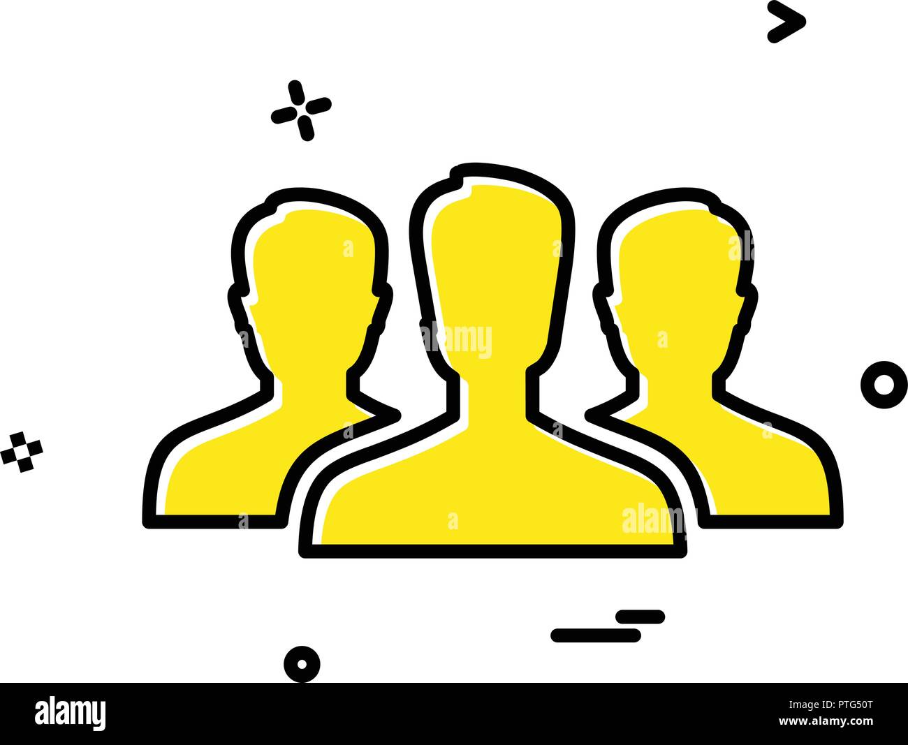 Group avatar icon design vector Stock Vector Image & Art - Alamy