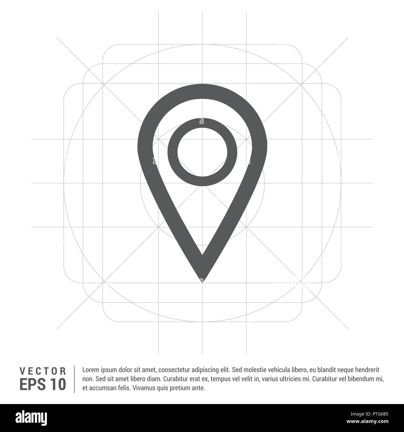 Map pin icon Stock Vector Image & Art - Alamy