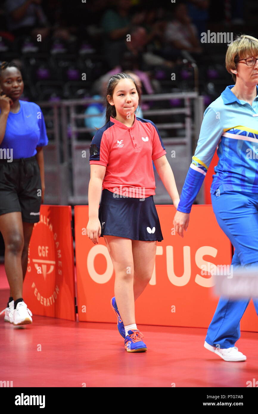 The 2018 Commonwealth Games Gold Coast Anna Hursey 11 year old table ...